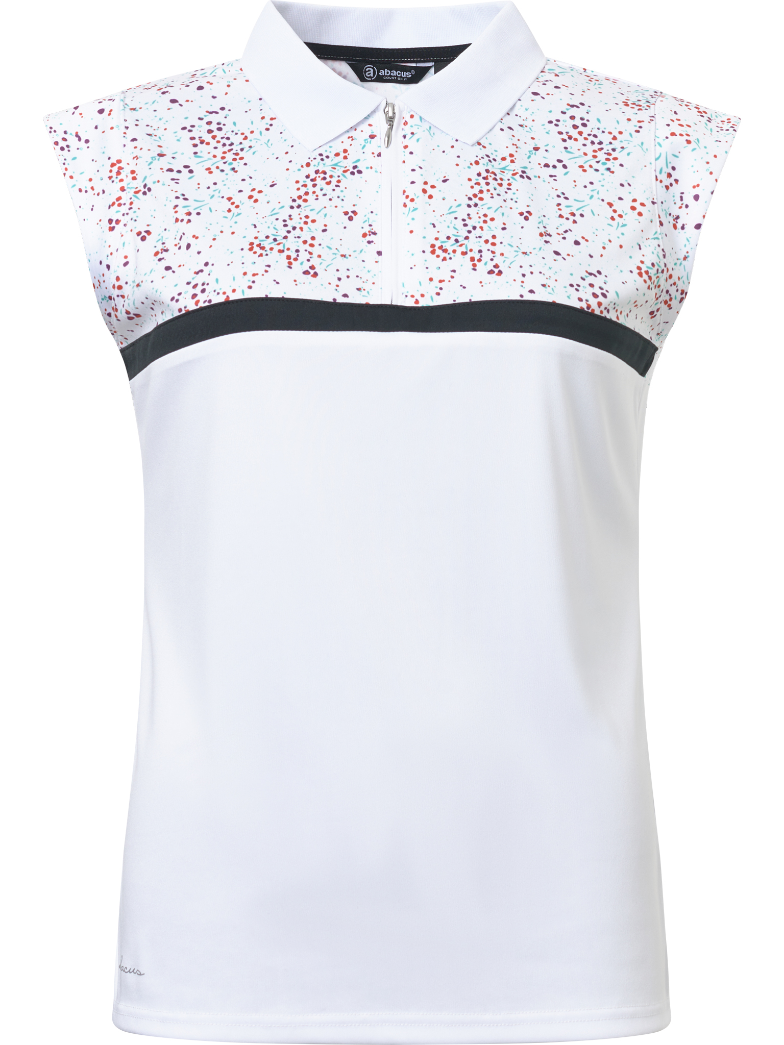 Lds Juliet wing - white floral | Polo shirts - WOMEN Lds Juliet wing - white floral | Polo shirts - WOMEN